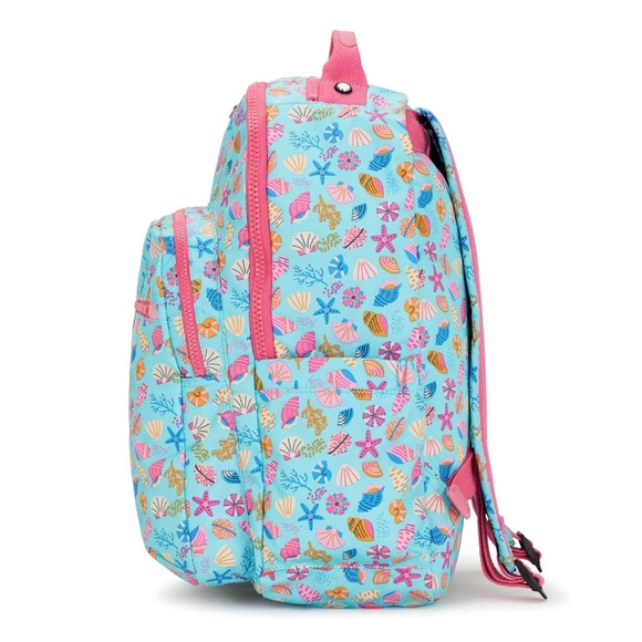 Kipling | Bags | Kipling Seoul Large 5laptop Backpack Seashell Bright ...